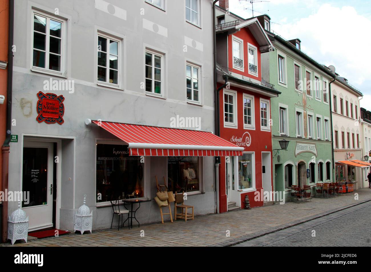 Untermarkt, Murnau, Upper Bavaria, Bavaria, Germany, Europe Stock Photo ...