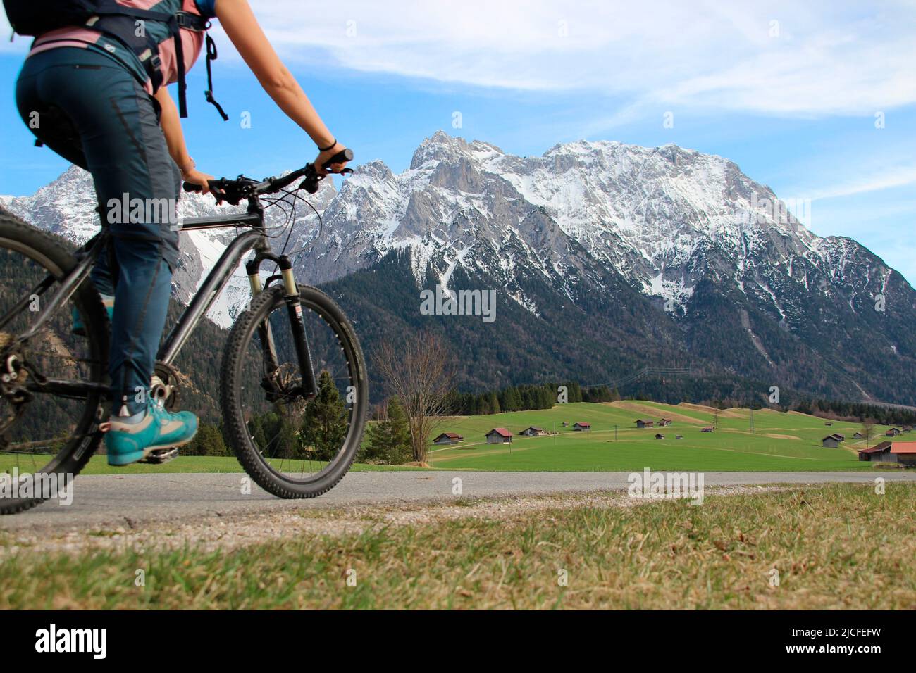 Bicycle tour with the mountain bike in the humpback meadows near ...