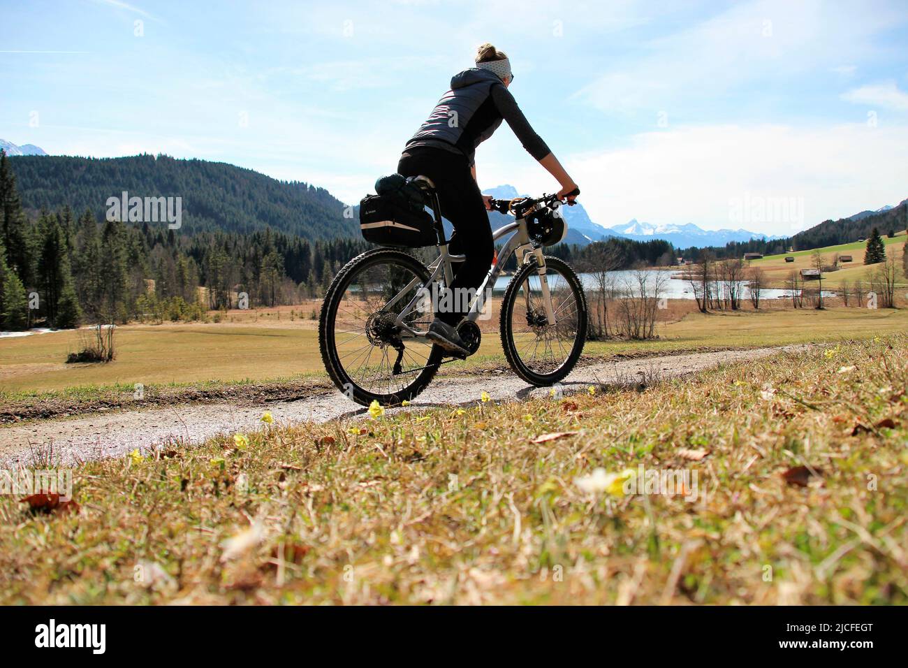 Bike tour with the mountain bike at the Geroldsee in the Buckelwiesen ...