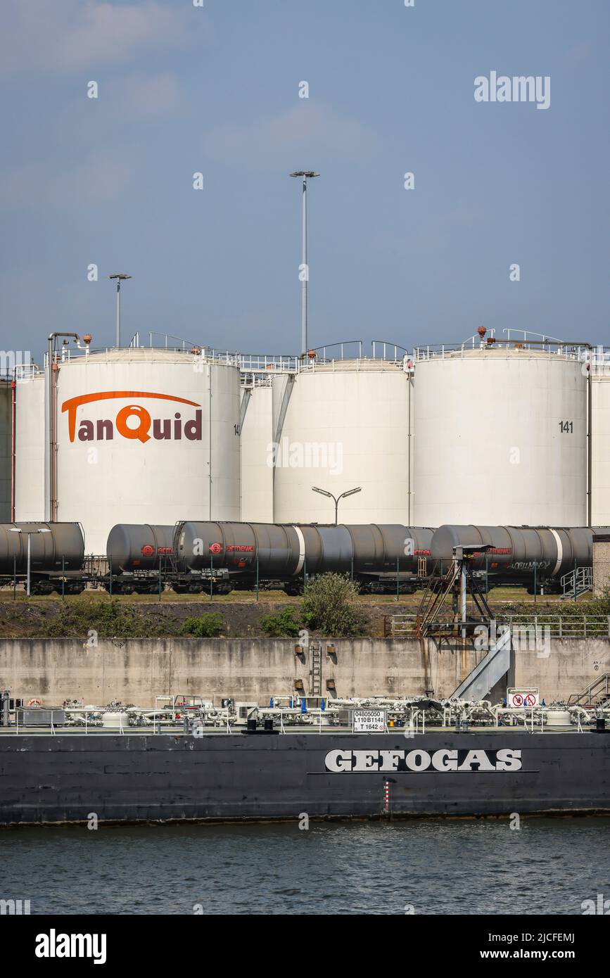 Duisburg, North Rhine-Westphalia, Germany - Duisburg Port, Duisburg ...