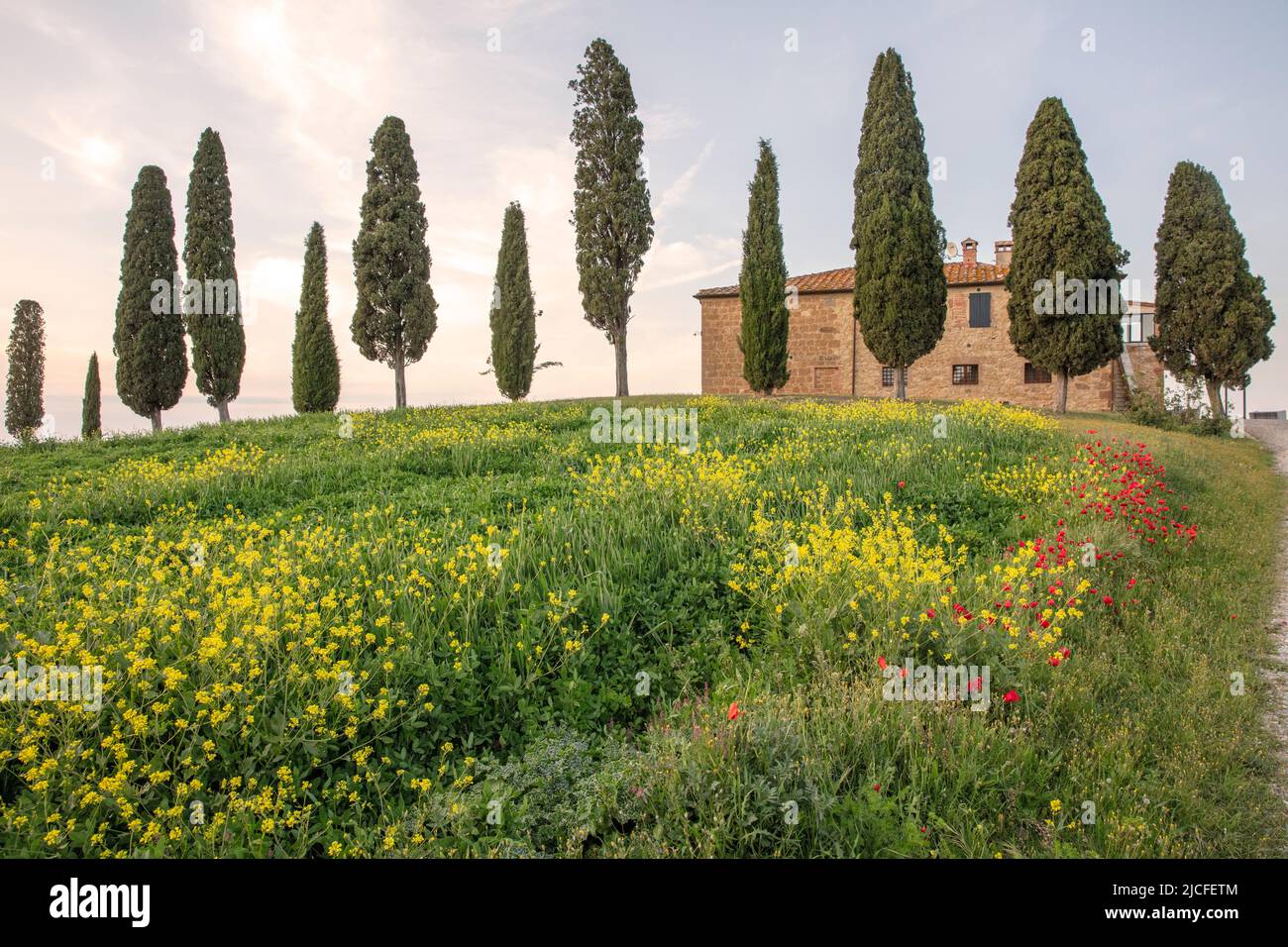 Typical landscape in springtime hi-res stock photography and images - Alamy