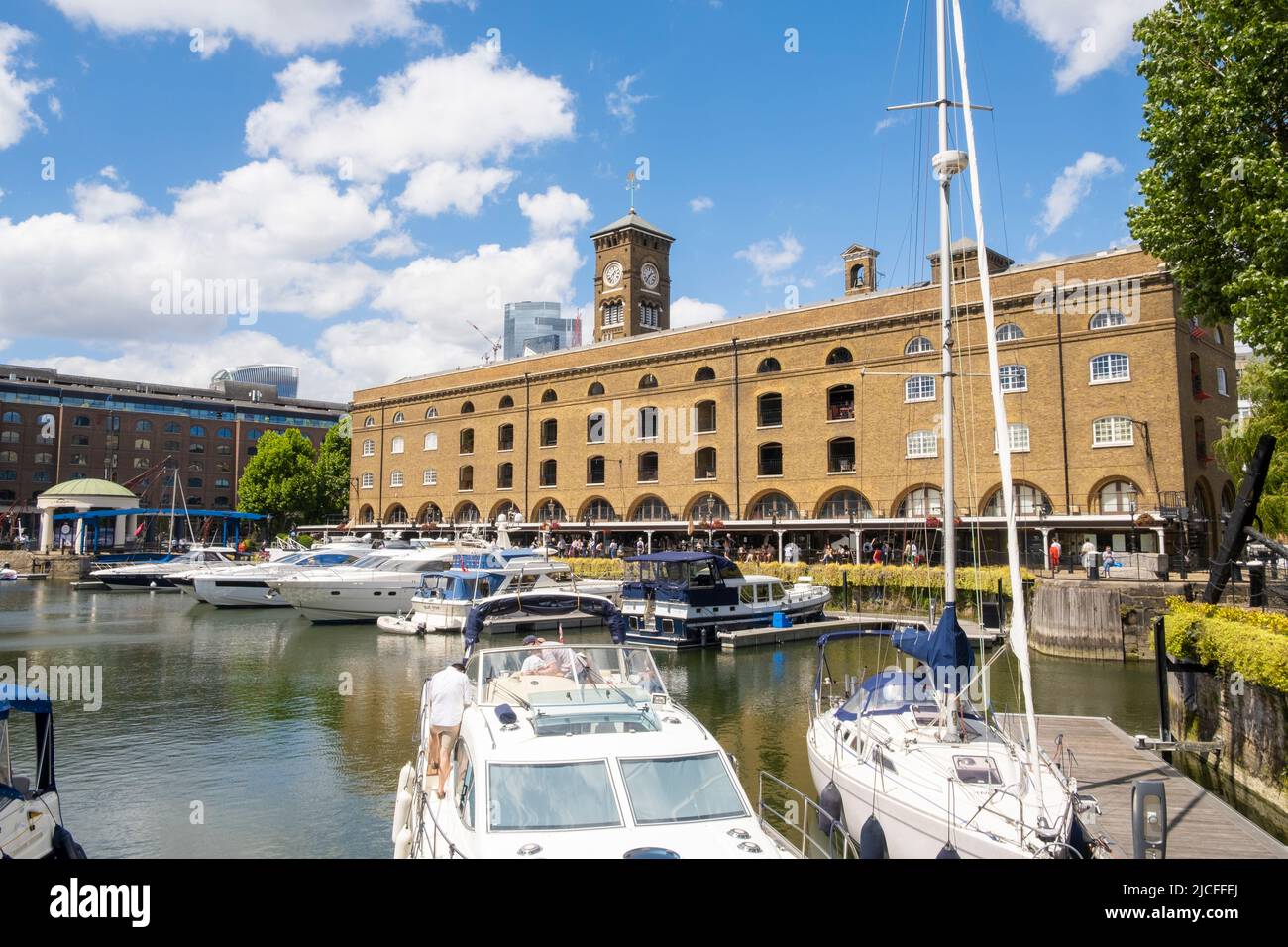 St Katharine Docks - north bank of the River Thames, is central London ...