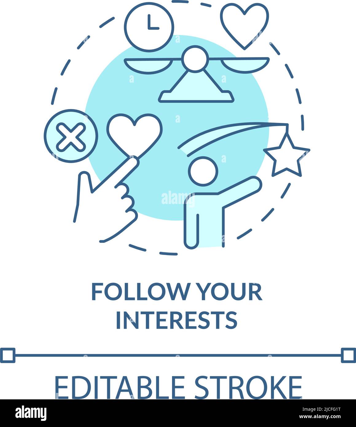 Follow your interests hi-res stock photography and images - Alamy