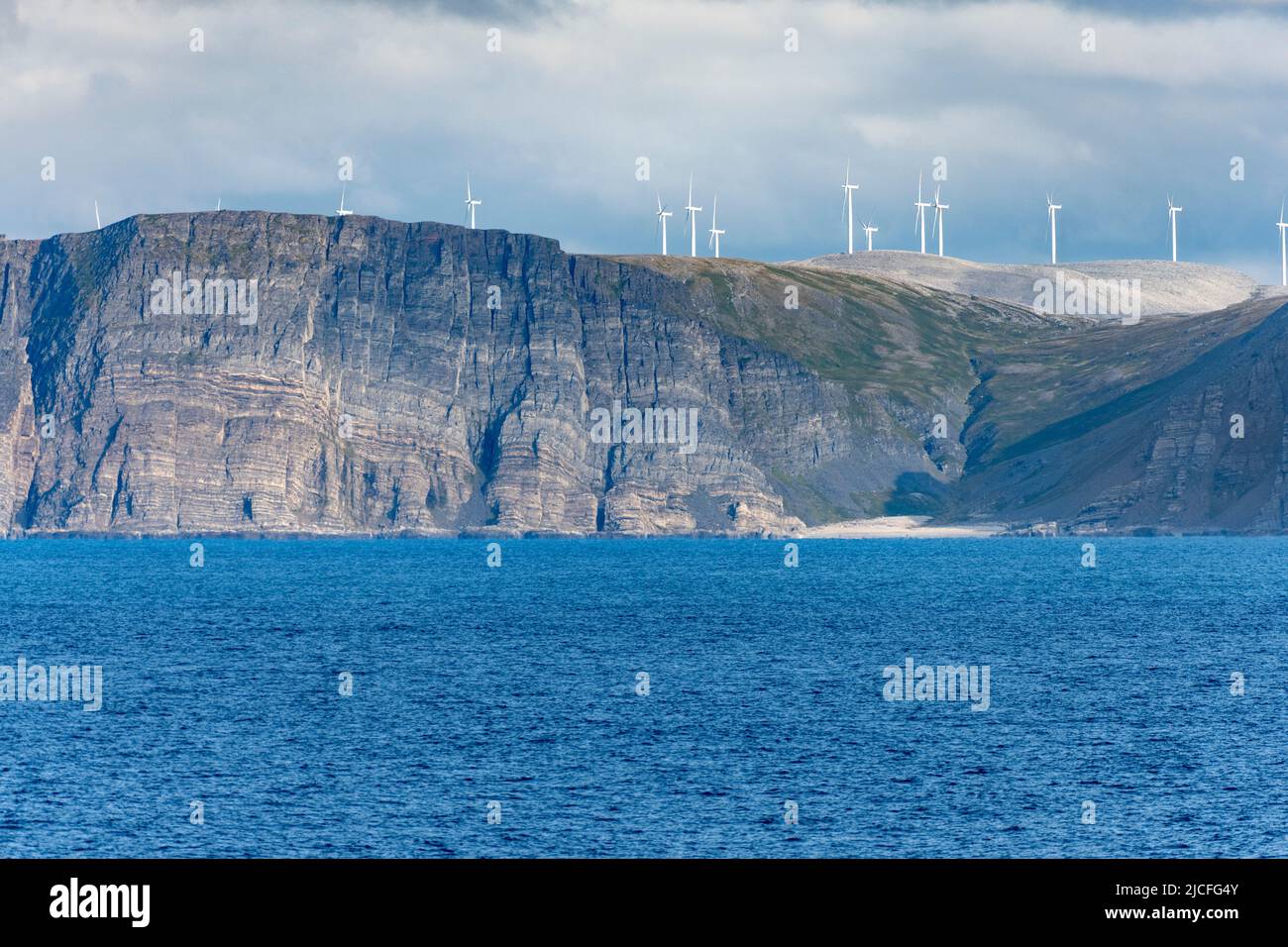 Cliff near kjollefjord hi-res stock photography and images - Alamy