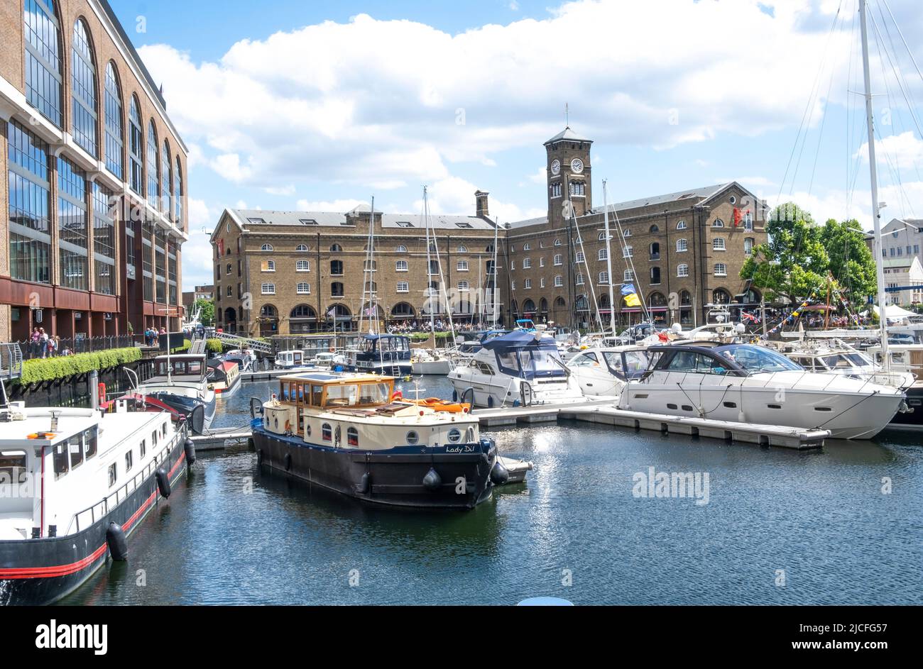 St Katharine Docks - north bank of the River Thames, is central London ...