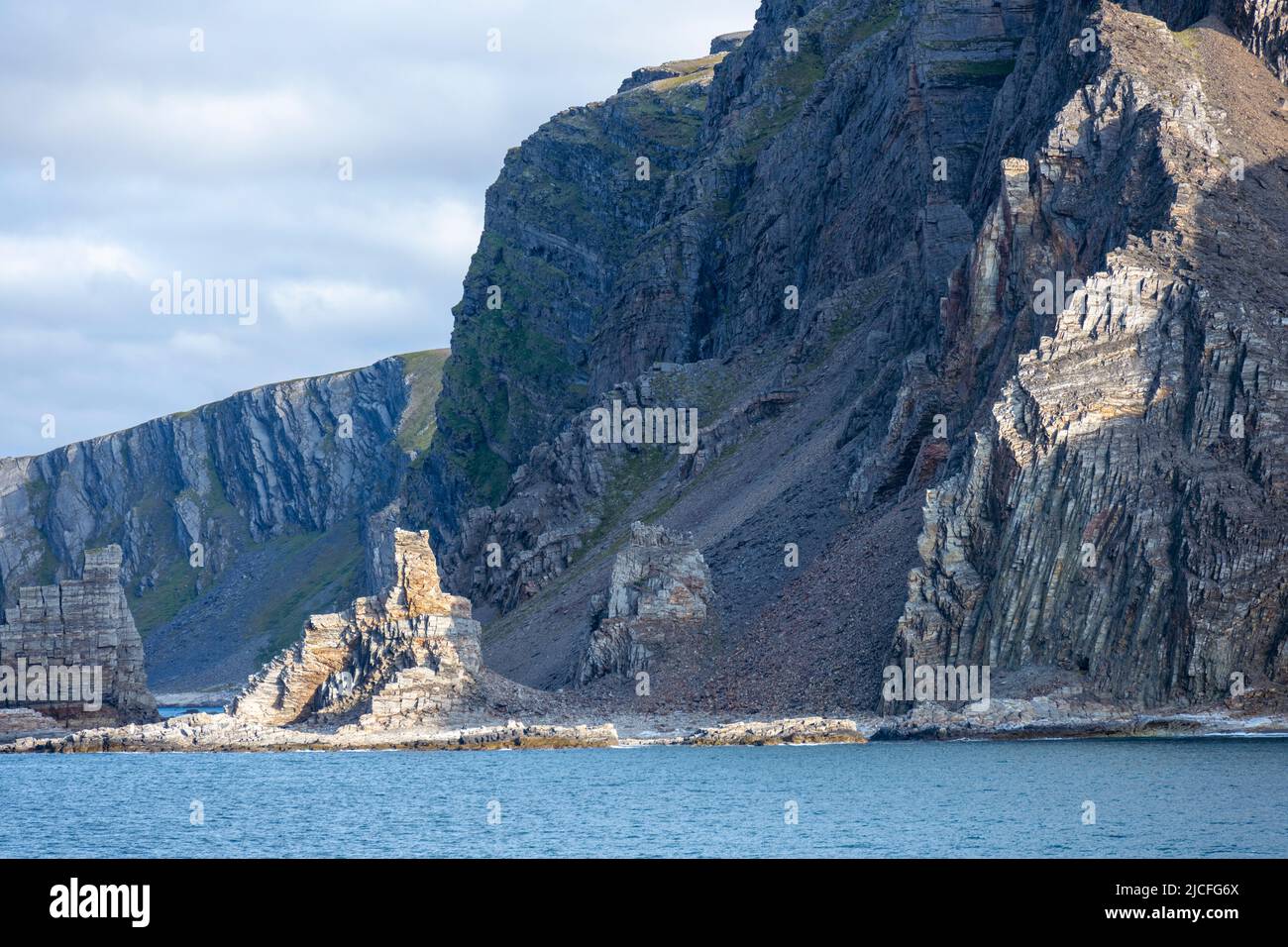 The finnkirka finnish church a rock formation near kjollefjord hi-res ...