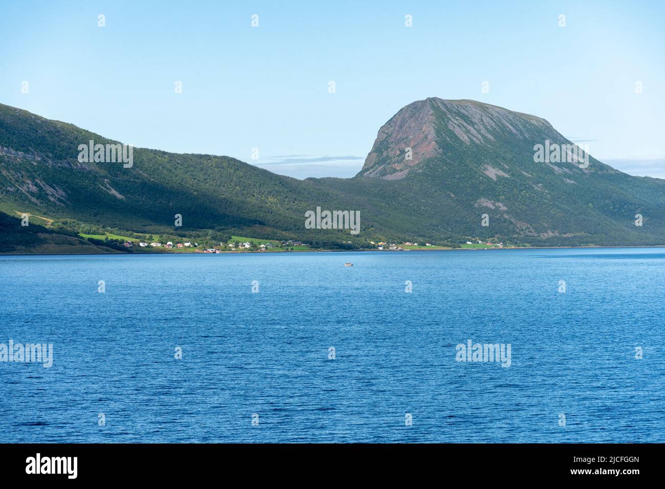 Norway, Troms og Finnmark, landscape of Grytøya island Stock Photo - Alamy