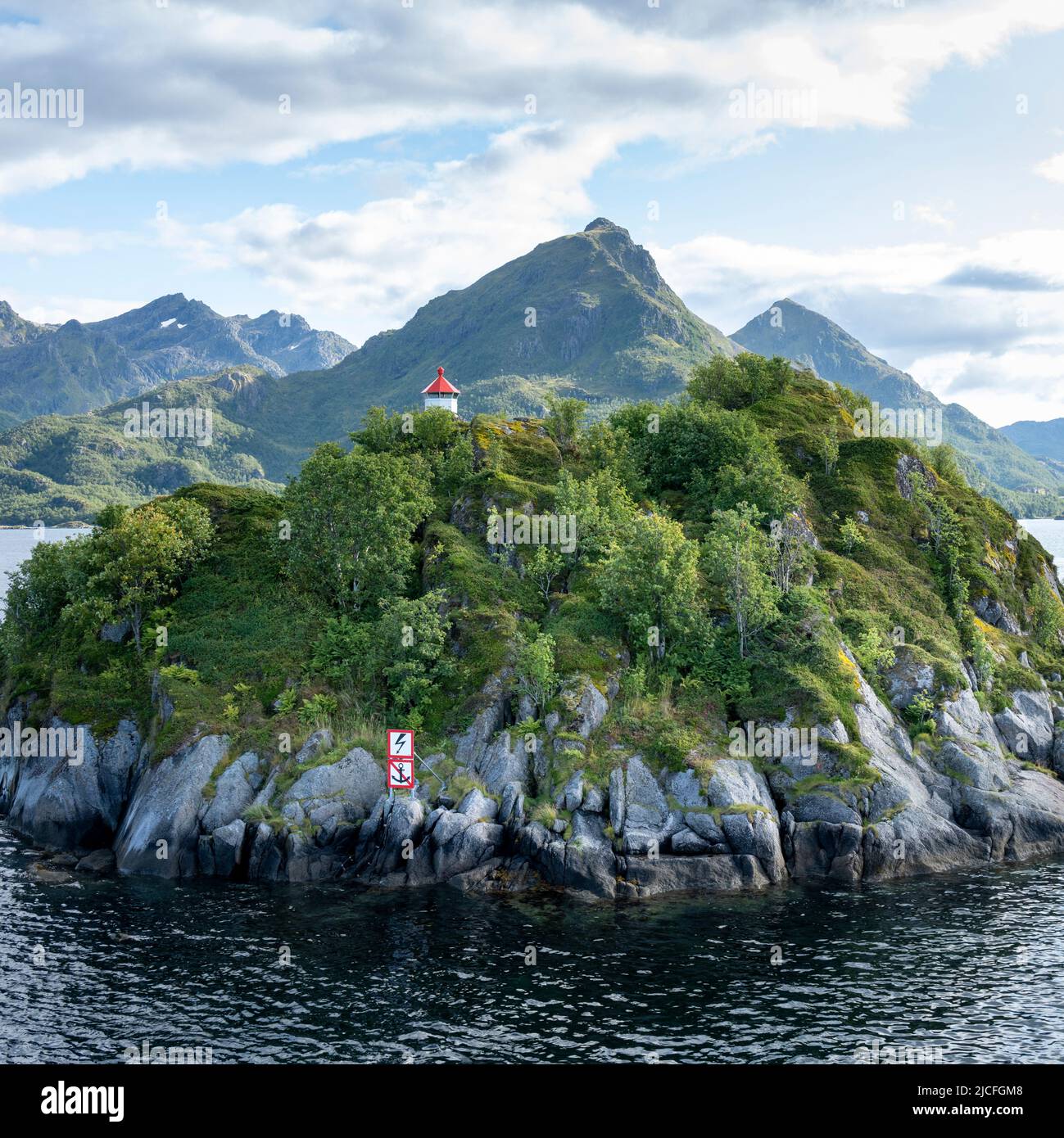 Norway, Nordland, Lofoten, the small island of Brattholmen Stock Photo ...