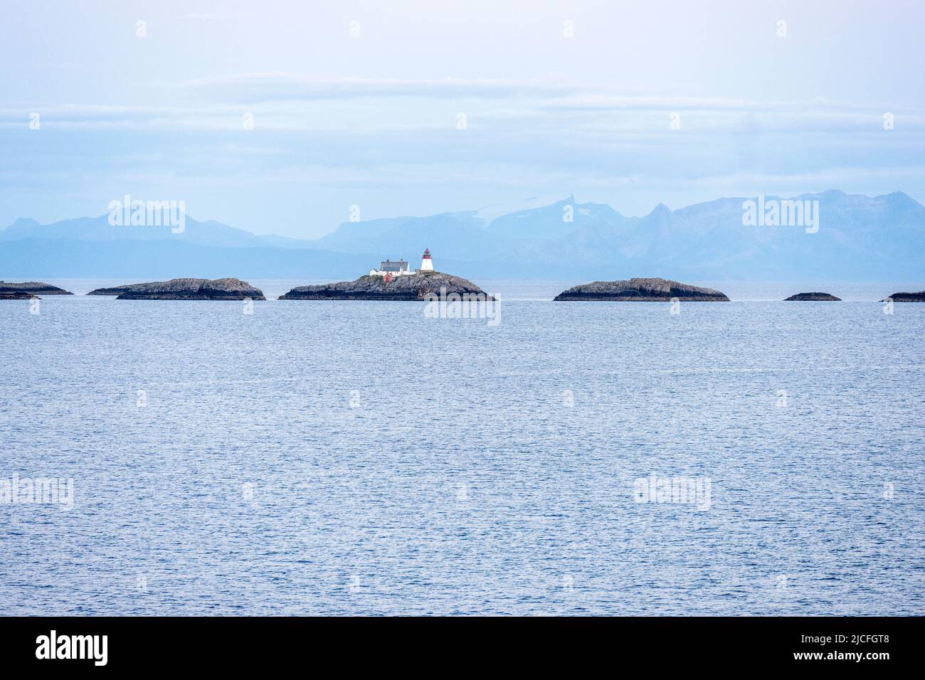 Norway, Lofoten, lighthouse Moholmen fyr Stock Photo - Alamy