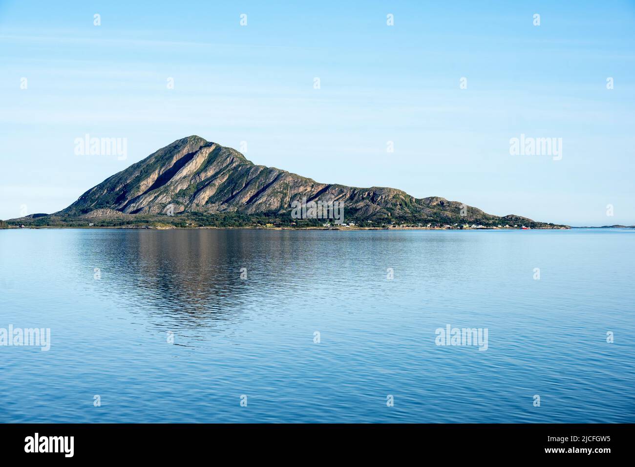 Norway, Nordland, view to the island Bolga Stock Photo - Alamy
