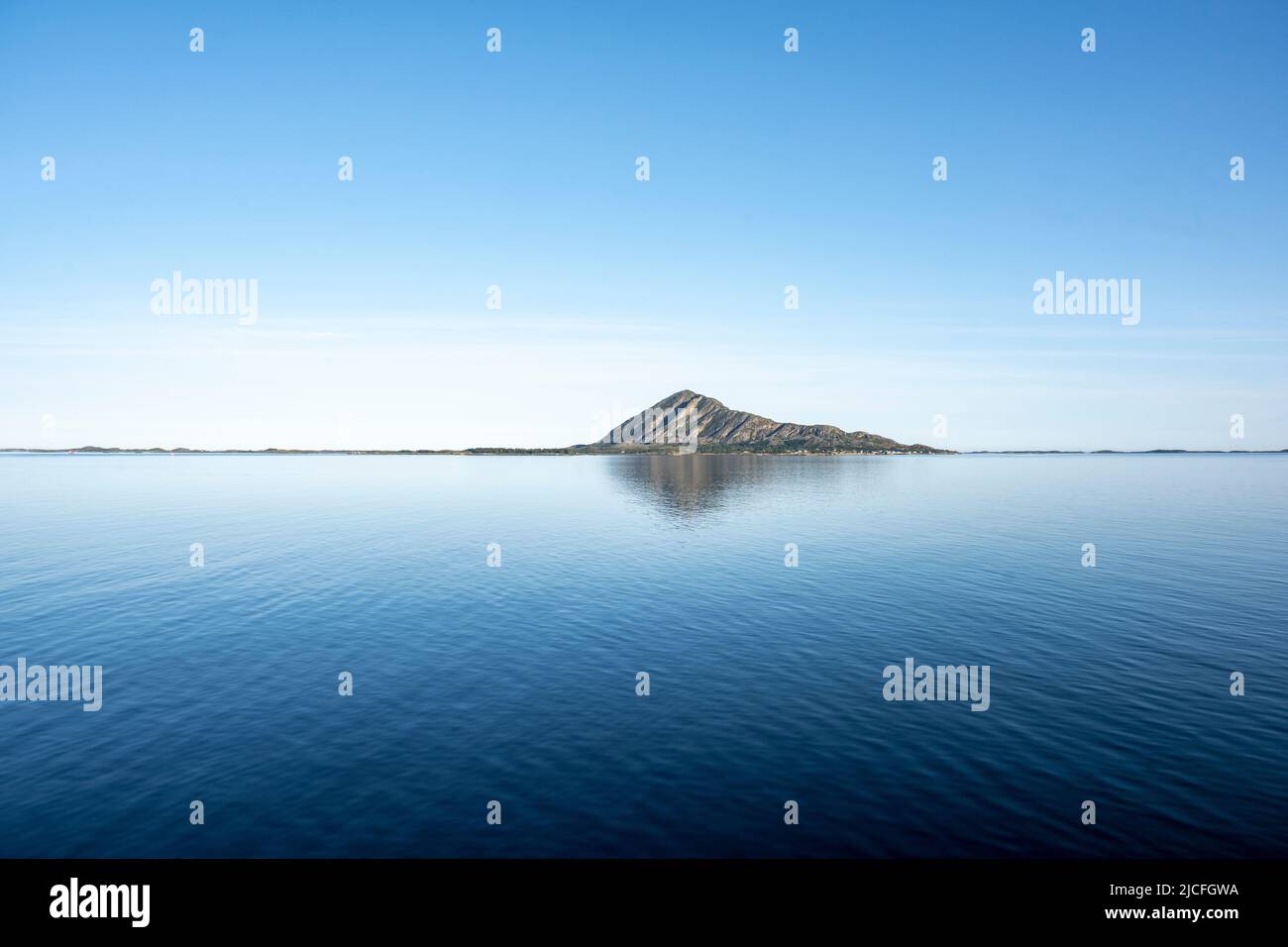 Norway, Nordland, view to the island Bolga Stock Photo - Alamy