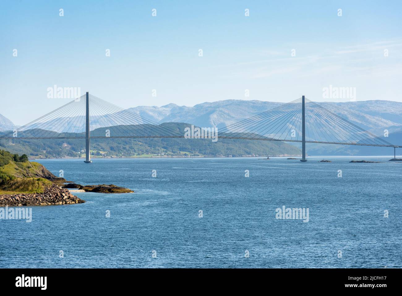 View to helgelandsbrua bridge hi-res stock photography and images - Alamy