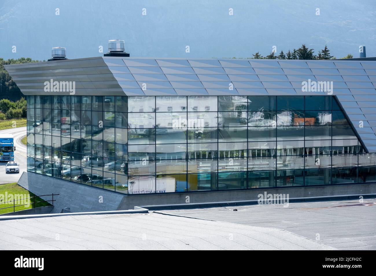 Norway, Nordland, Sandnessjøen, indoor swimming pool Stock Photo - Alamy