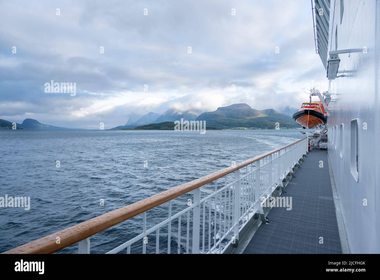 Norway, Troms og Finnmark, coastal landscape near Grytøya Island Stock ...