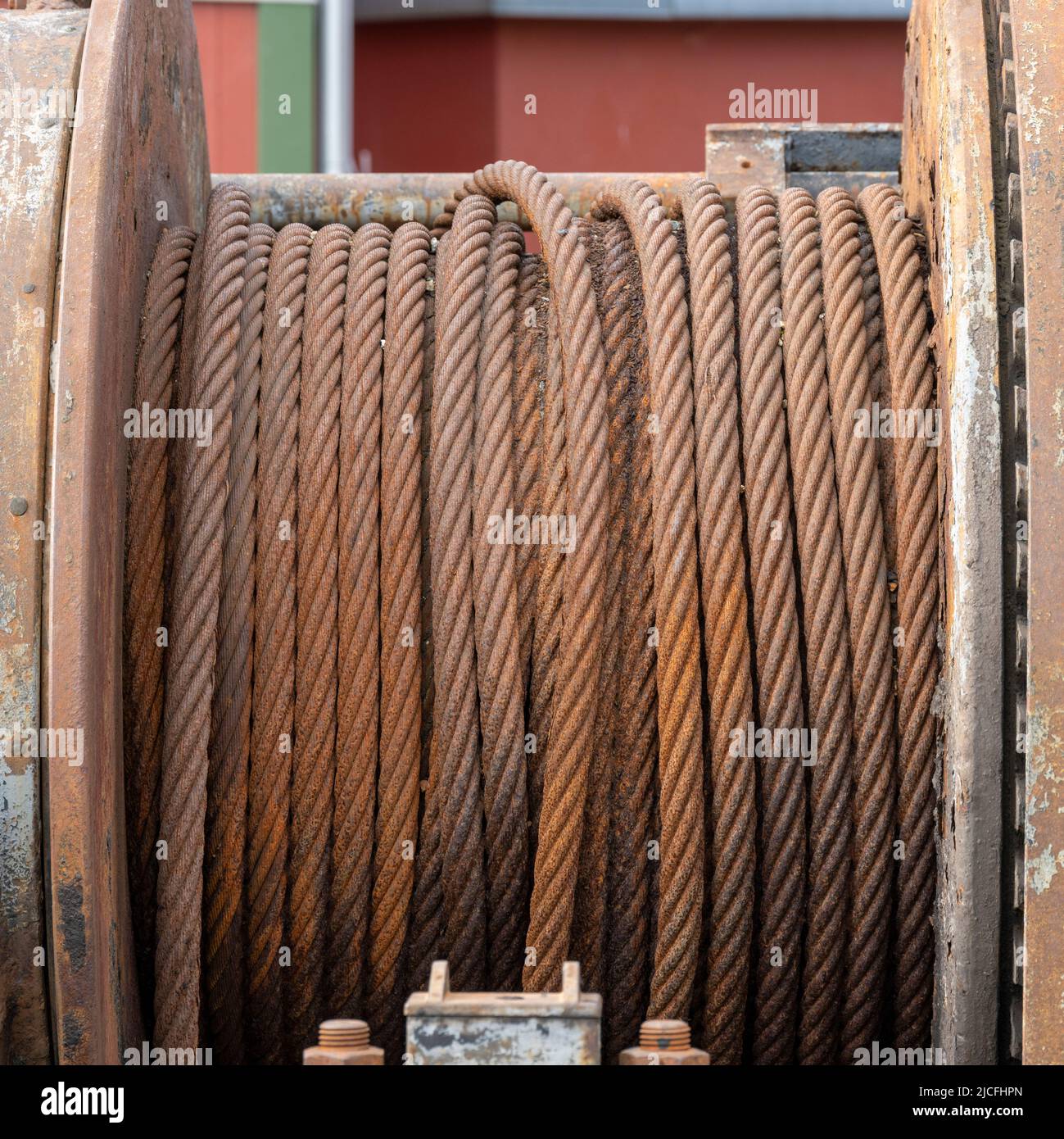 Cable reel hi-res stock photography and images - Alamy