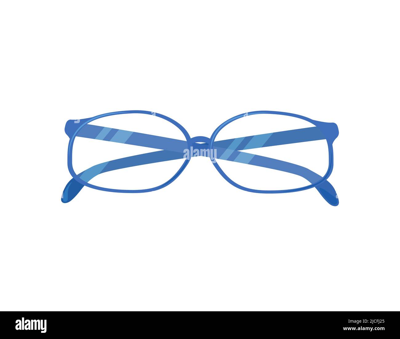Eyeglasses isolated. Vector flat illustration of optical eyewear ...