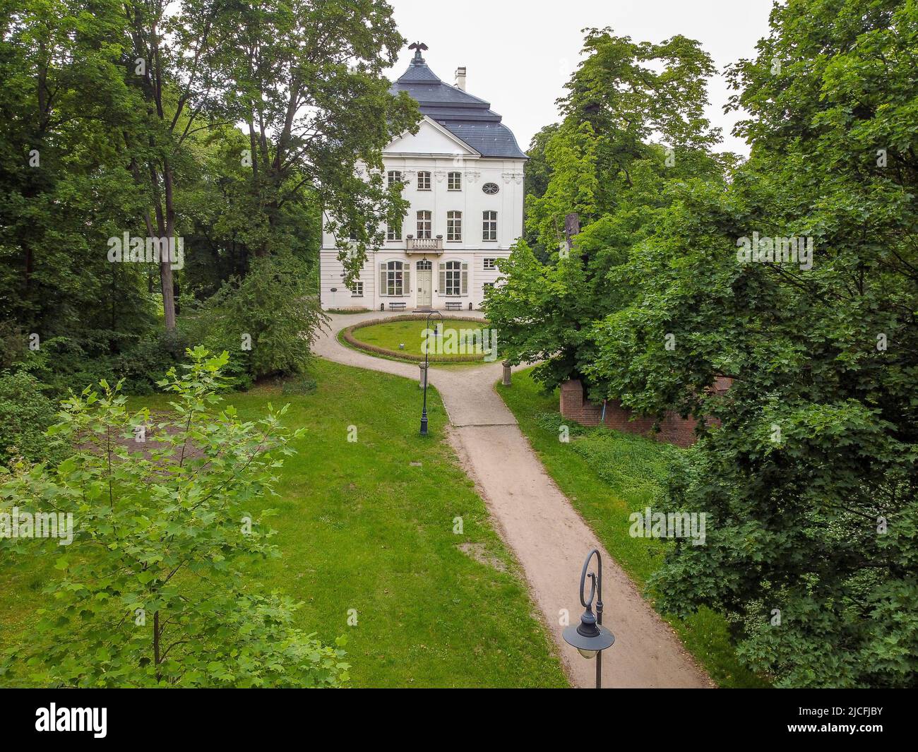 Palace and Park Complex in Ostromecko, Poland Stock Photo - Alamy
