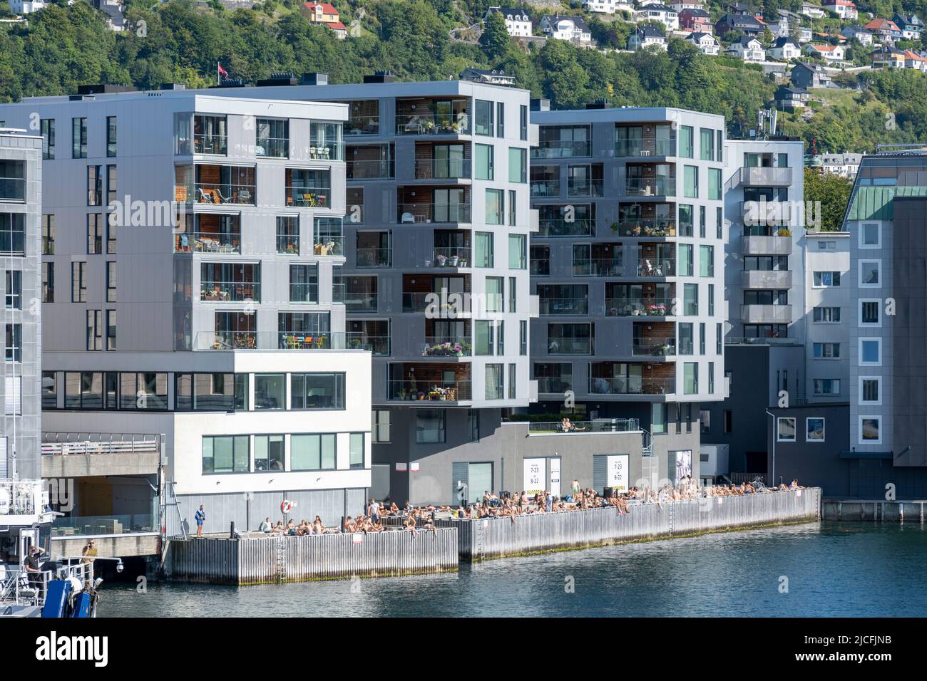 Norway, Vestland, Bergen, modern residential complex Stock Photo - Alamy