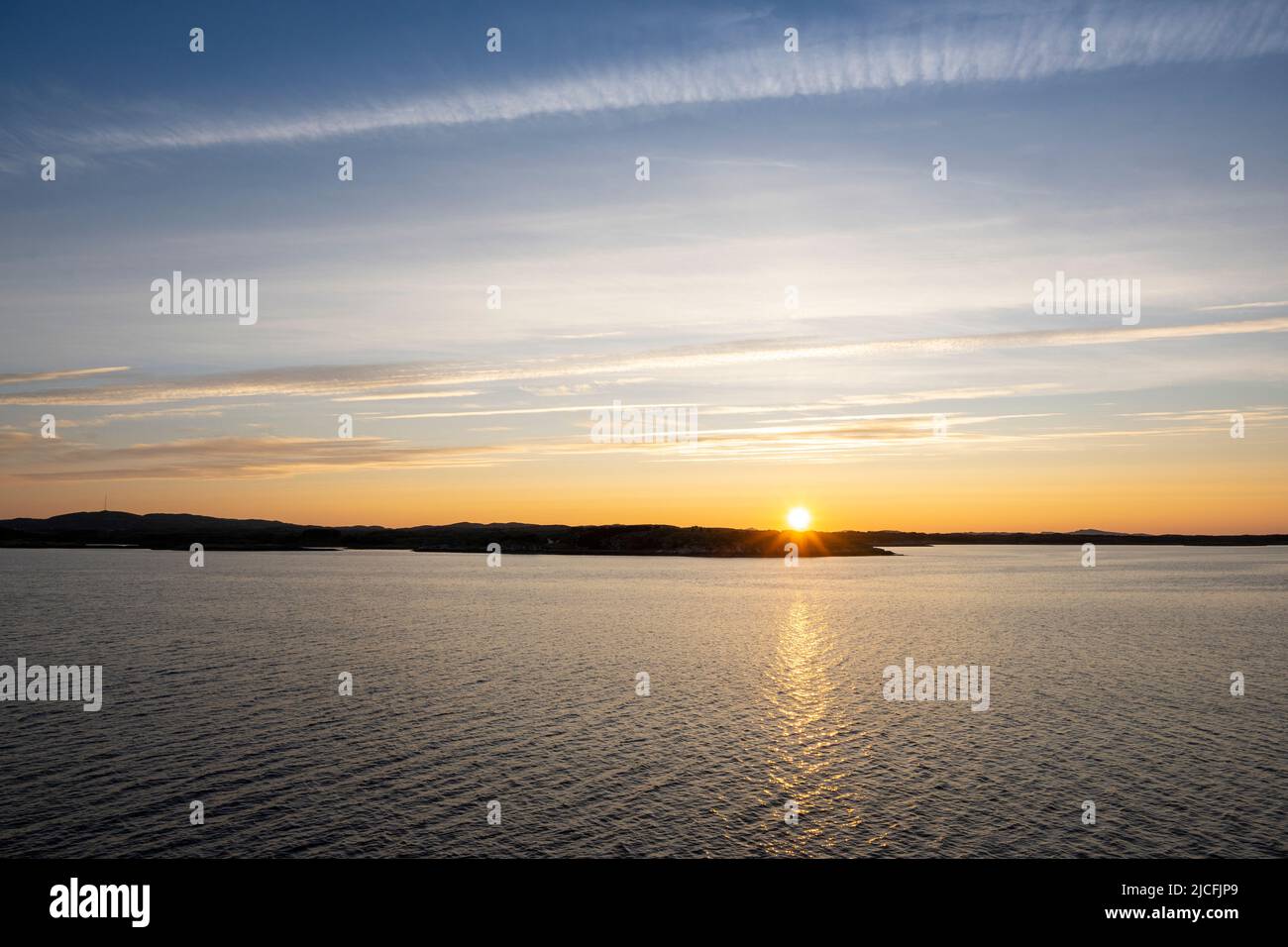 Norway, Trondelag, sunset near Torstad Stock Photo - Alamy