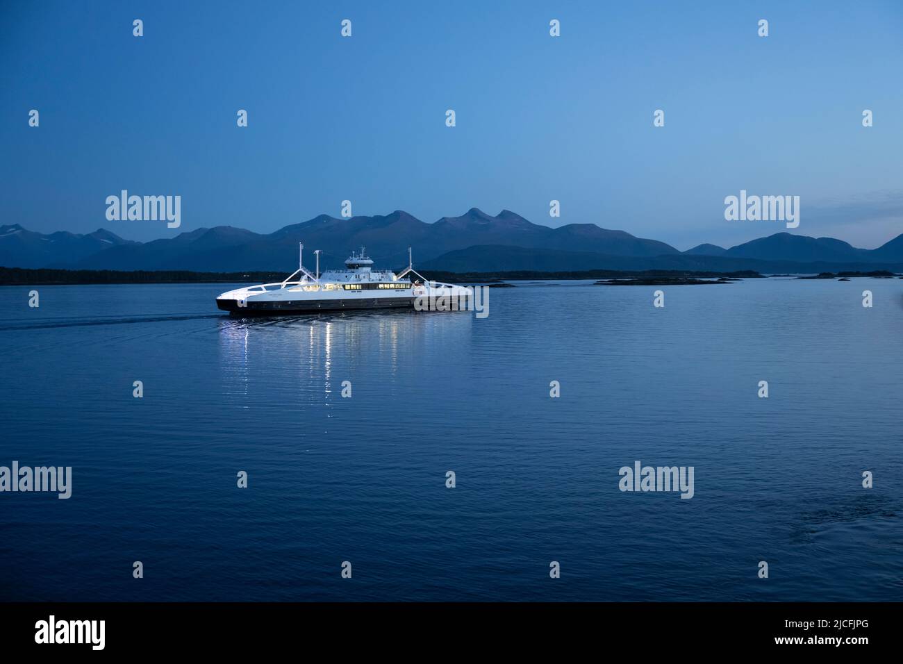 Norway, Møre og Romsdal, Molde, ferry to Vestnes Stock Photo - Alamy