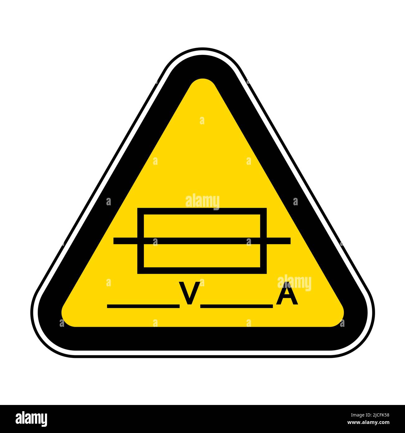 Fuse (Writable) Symbol Sign Isolate On White Background,Vector ...