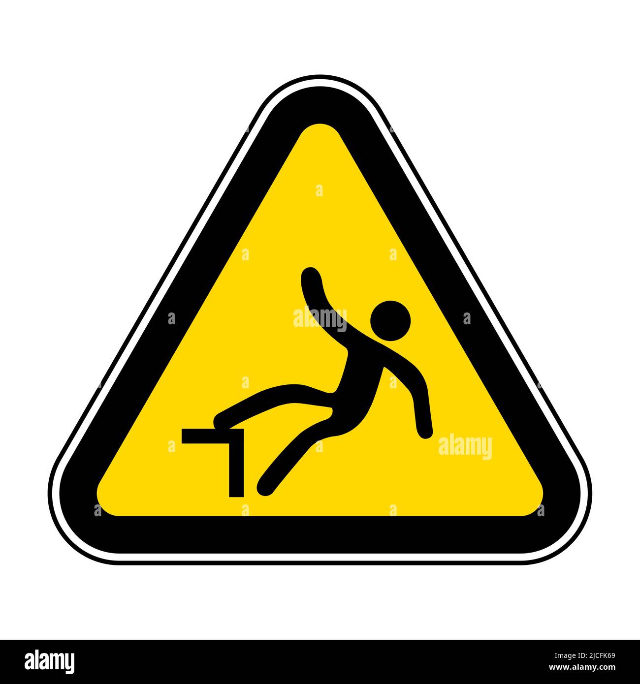 Beware Drop Symbol Sign Isolate On White Background,Vector Illustration ...