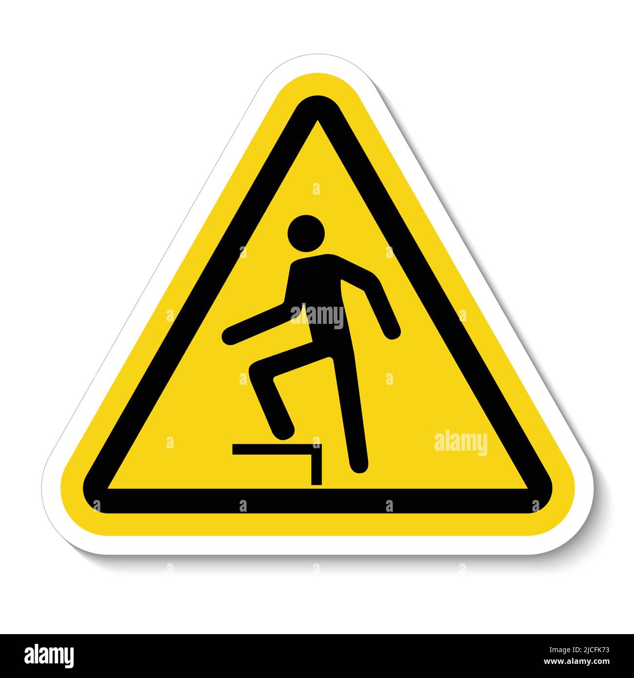 No Stepping Symbol On White Background Stock Vector Image & Art - Alamy