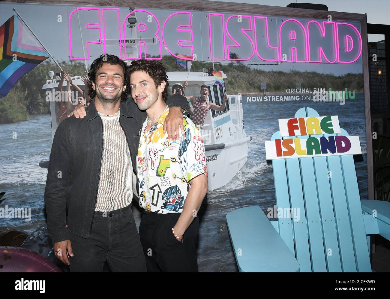 Los Angeles, USA, 12/06/2022, (L-R) Michael Graceffa and Nick Adams at ...