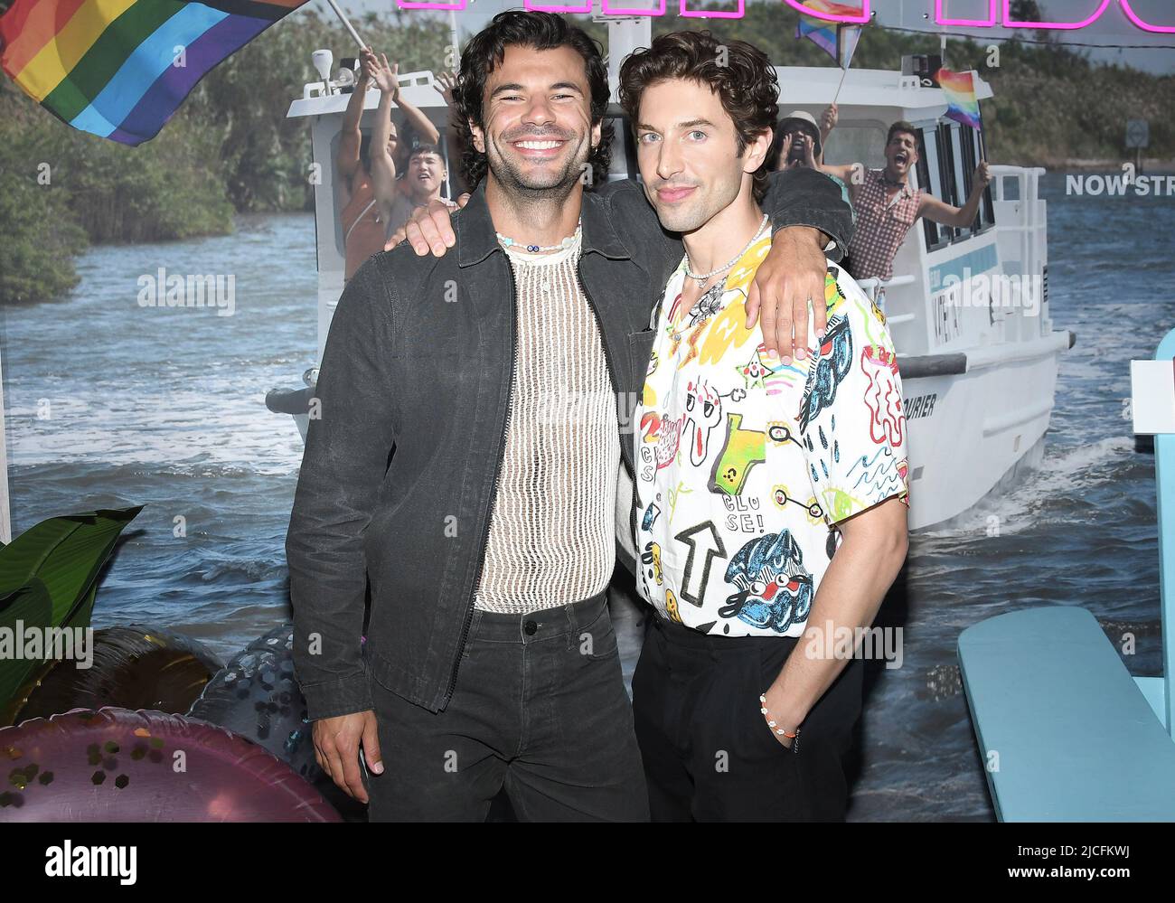 Los Angeles, USA, 12/06/2022, (L-R) Michael Graceffa and Nick Adams at ...