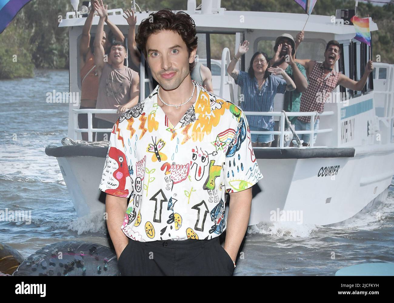 Los Angeles, USA. 12th June, 2022. Nick Adams at the QNA x QASC x Send ...