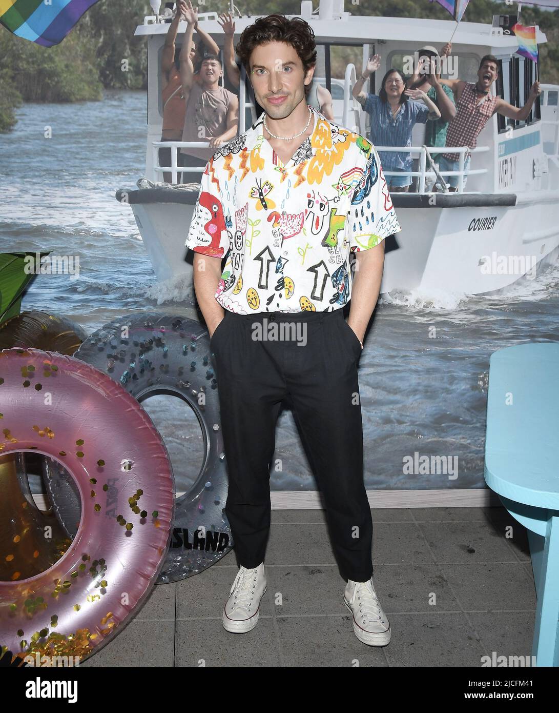 Los Angeles, USA. 12th June, 2022. Nick Adams at the QNA x QASC x Send ...
