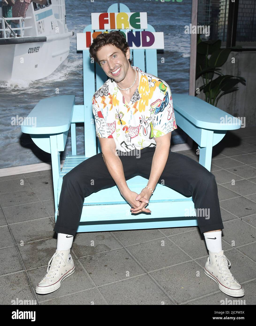 Los Angeles, USA. 12th June, 2022. Nick Adams at the QNA x QASC x Send ...