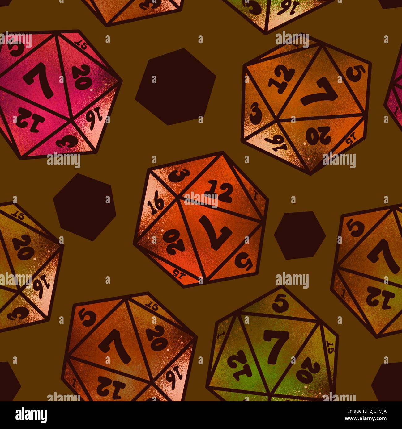 Kids seamless dice pattern for games and cards and fabrics and wrapping ...