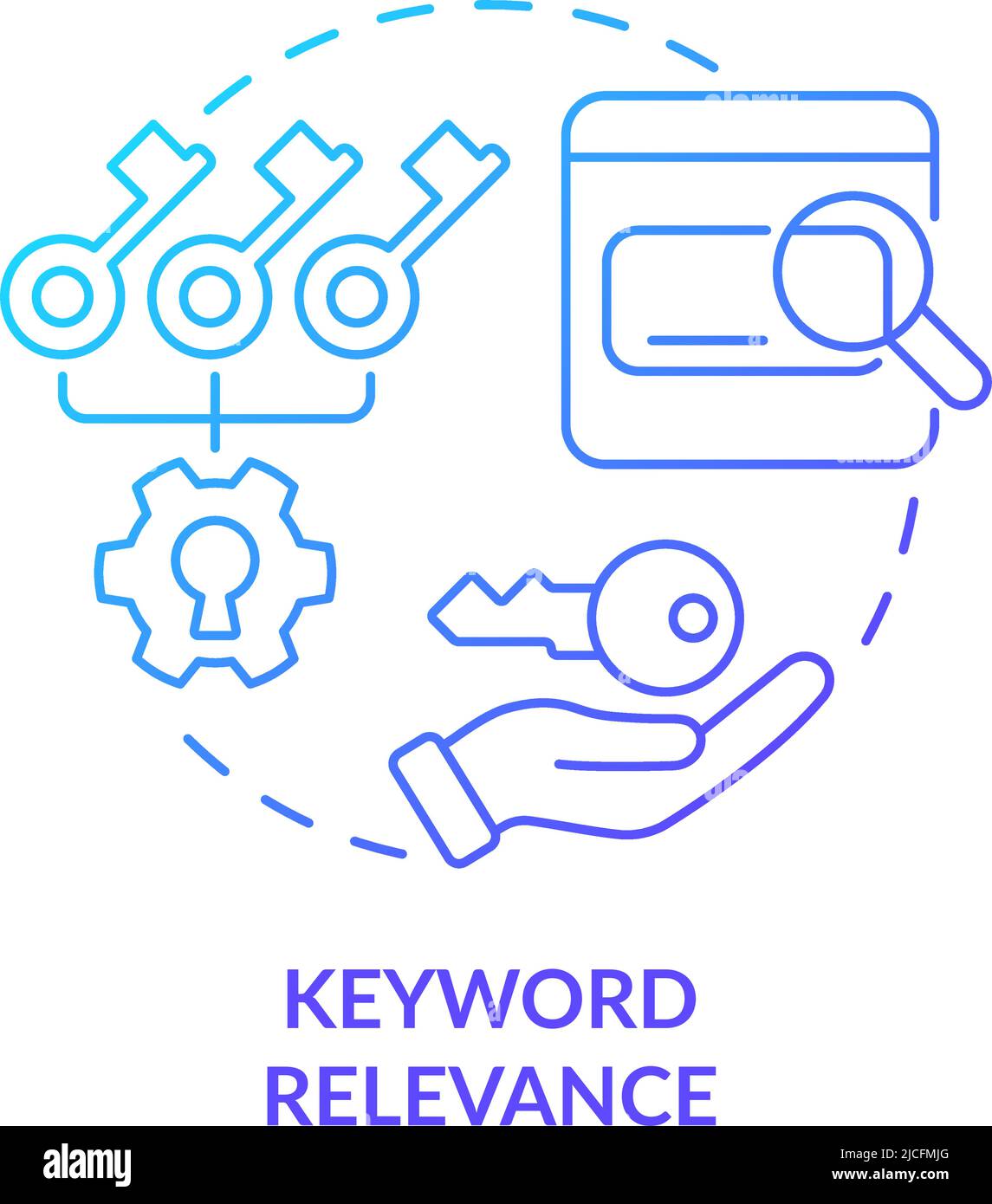 Data logo relevance hi-res stock photography and images - Alamy