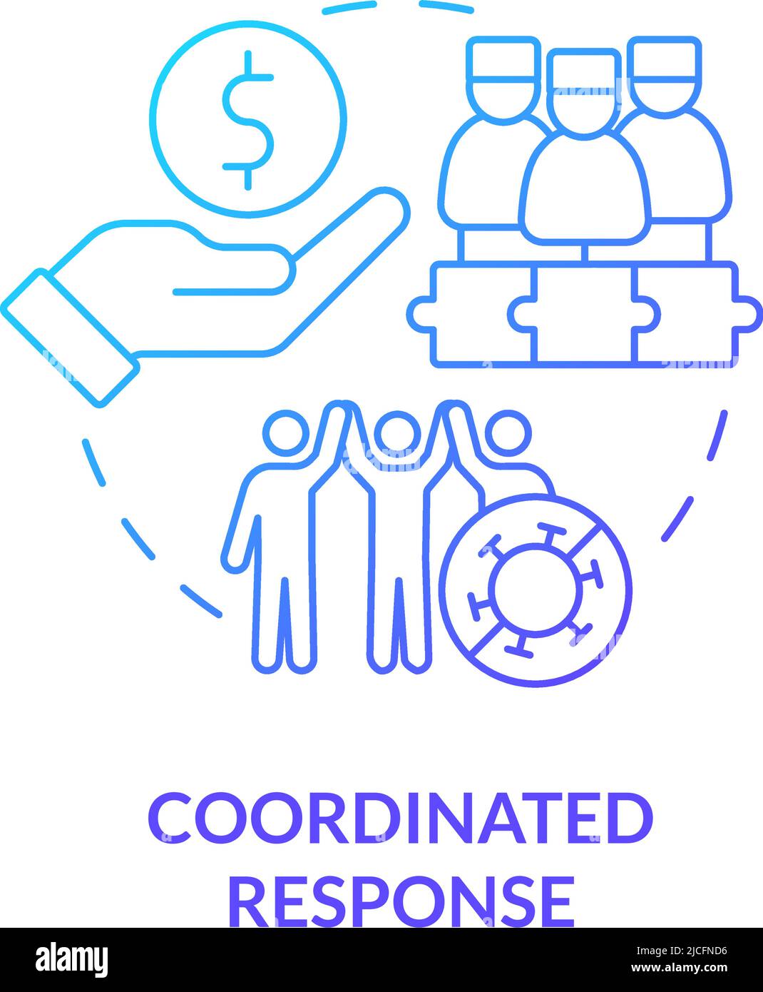 Cooperation coordinated Stock Vector Images - Alamy