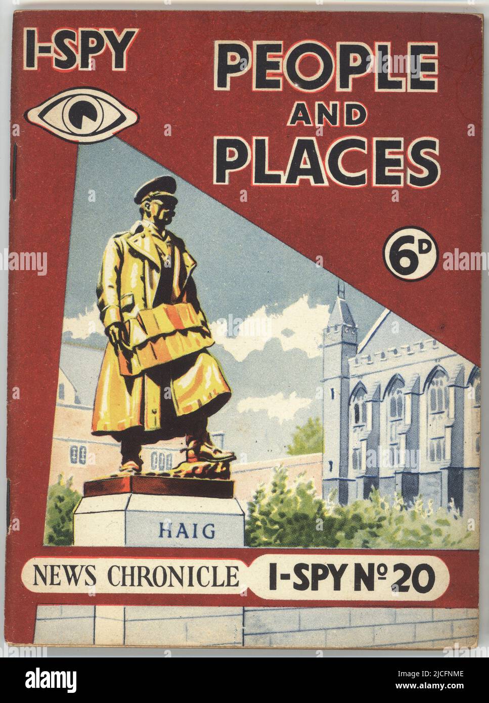 Colour cover of I-Spy People and Places, I-Spy No. 20 1961-62 ...
