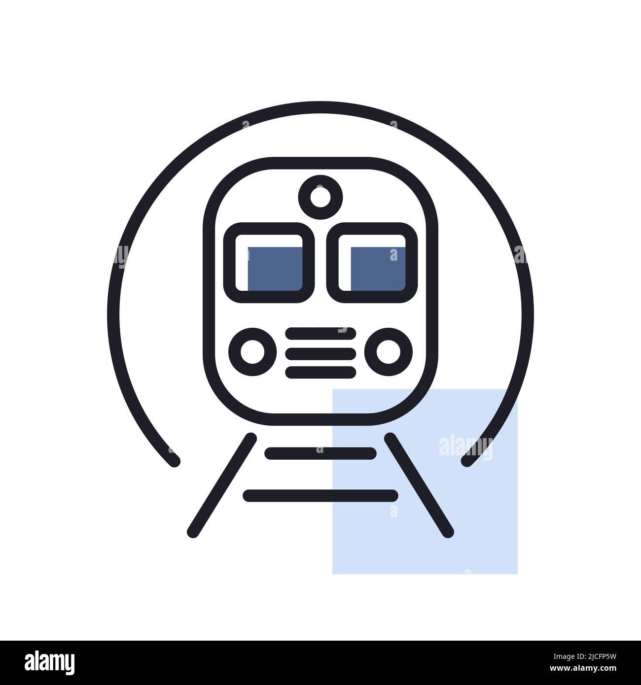 Subway underground metro train vector isolated icon. Graph symbol for ...