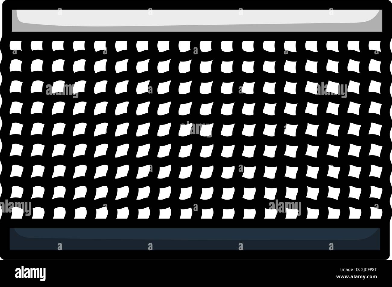 Tennis Net Icon. Editable Bold Outline With Color Fill Design. Vector ...