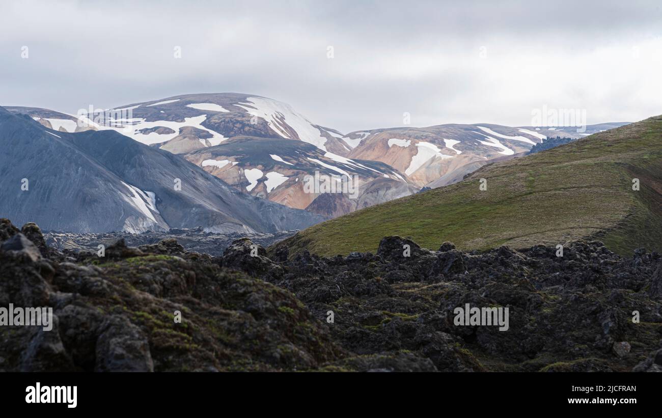 Laugavegur hiking trail is the most famous multi-day trekking tour in ...