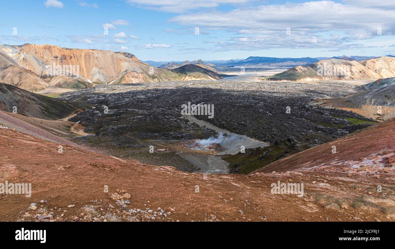 Laugavegur hiking trail is the most famous multi-day trekking tour in ...