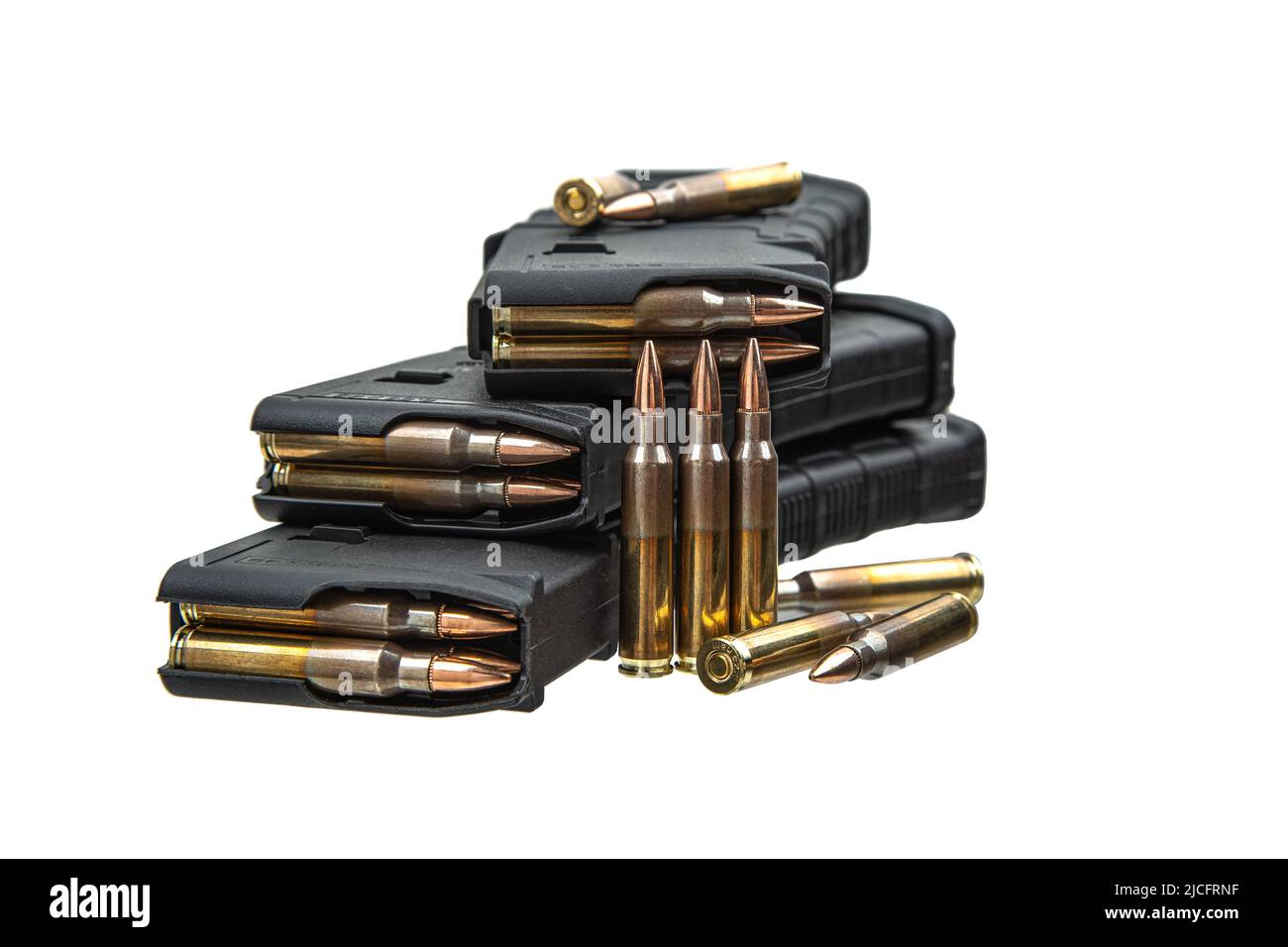 Cartridges and clips for a rifle or carbine. Ammunition for weapons ...