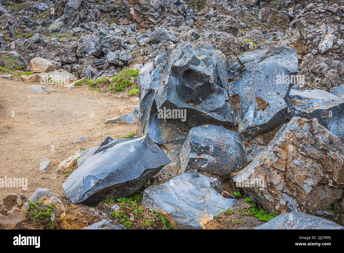 Obsidian flow fields hi-res stock photography and images - Alamy