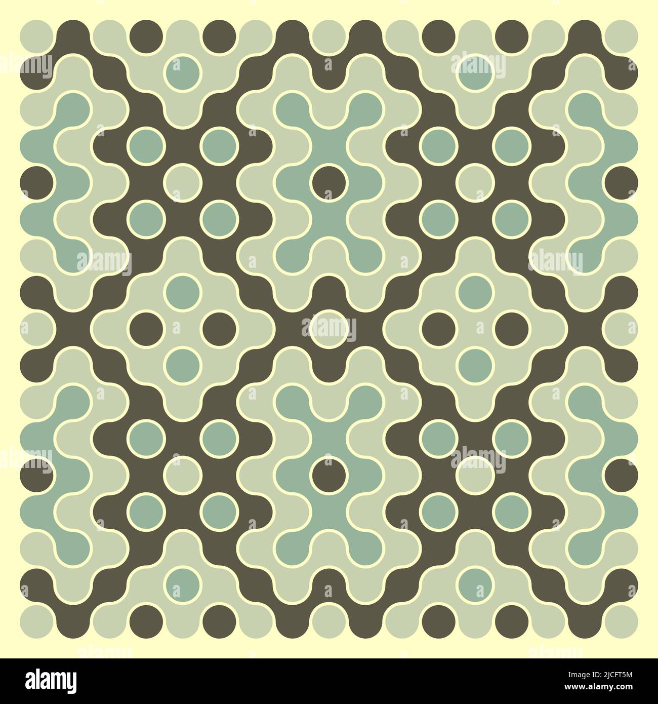 Random color rounded truchet tiling illustration Stock Vector Image ...