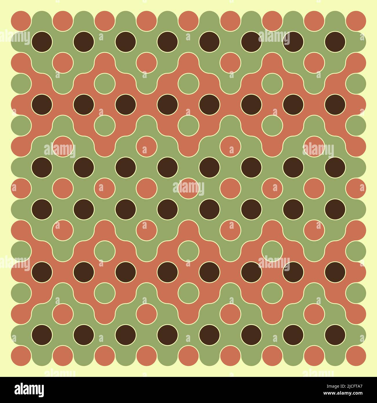 Random color rounded truchet tiling illustration Stock Vector Image ...