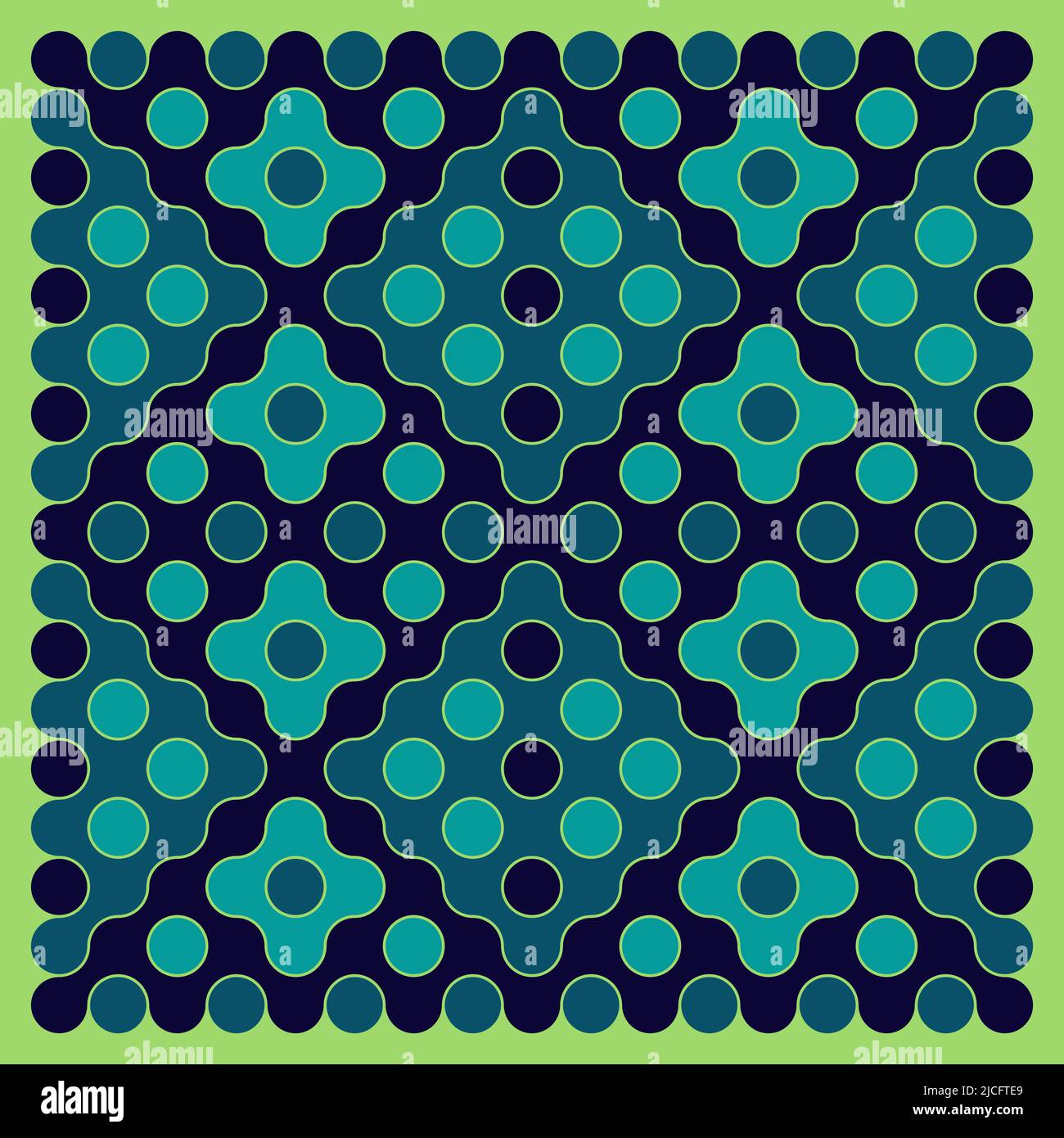 Random color rounded truchet tiling illustration Stock Vector Image ...