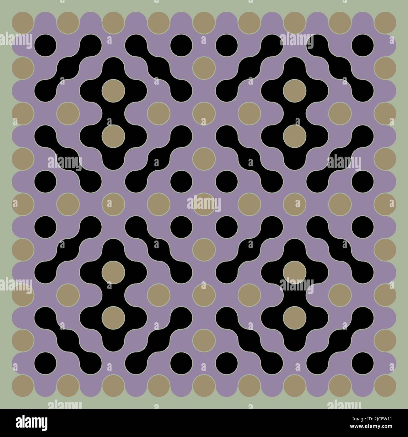 Random color rounded truchet tiling illustration Stock Vector Image ...