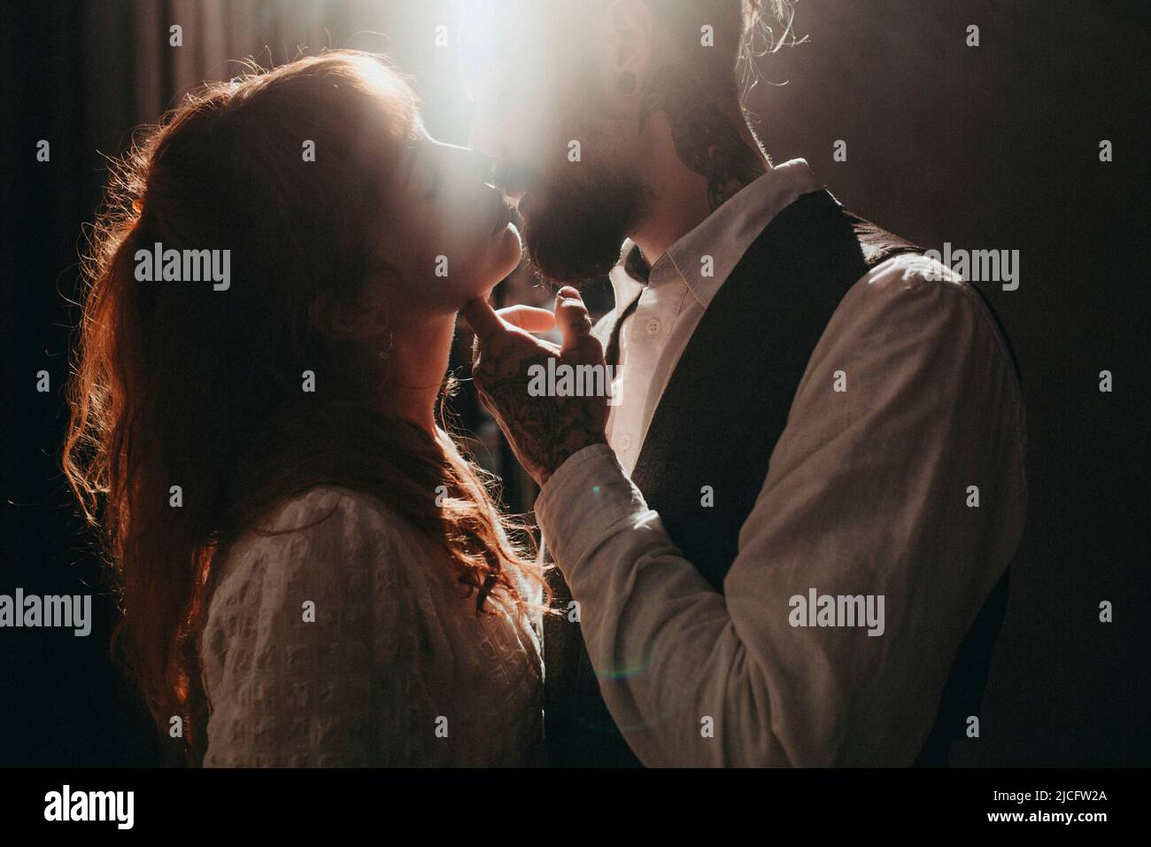 Kiss tattoo hi-res stock photography and images - Alamy