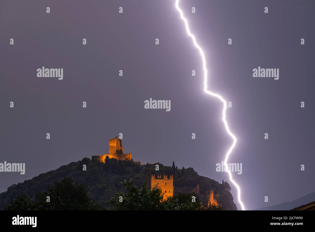 Castle city arco lake garda hi-res stock photography and images - Alamy
