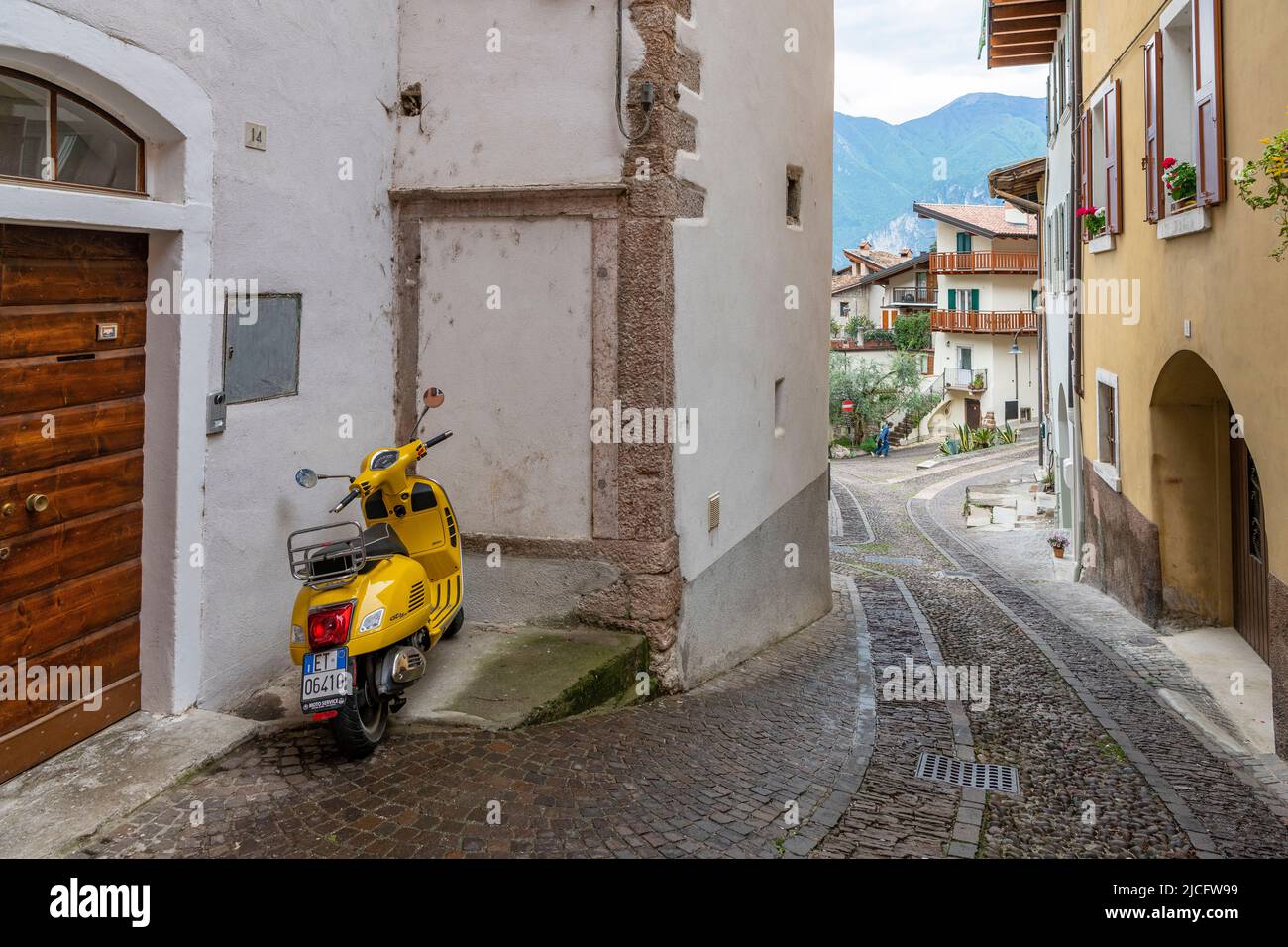 Old downtown of Arco, Italy Stock Photo - Alamy