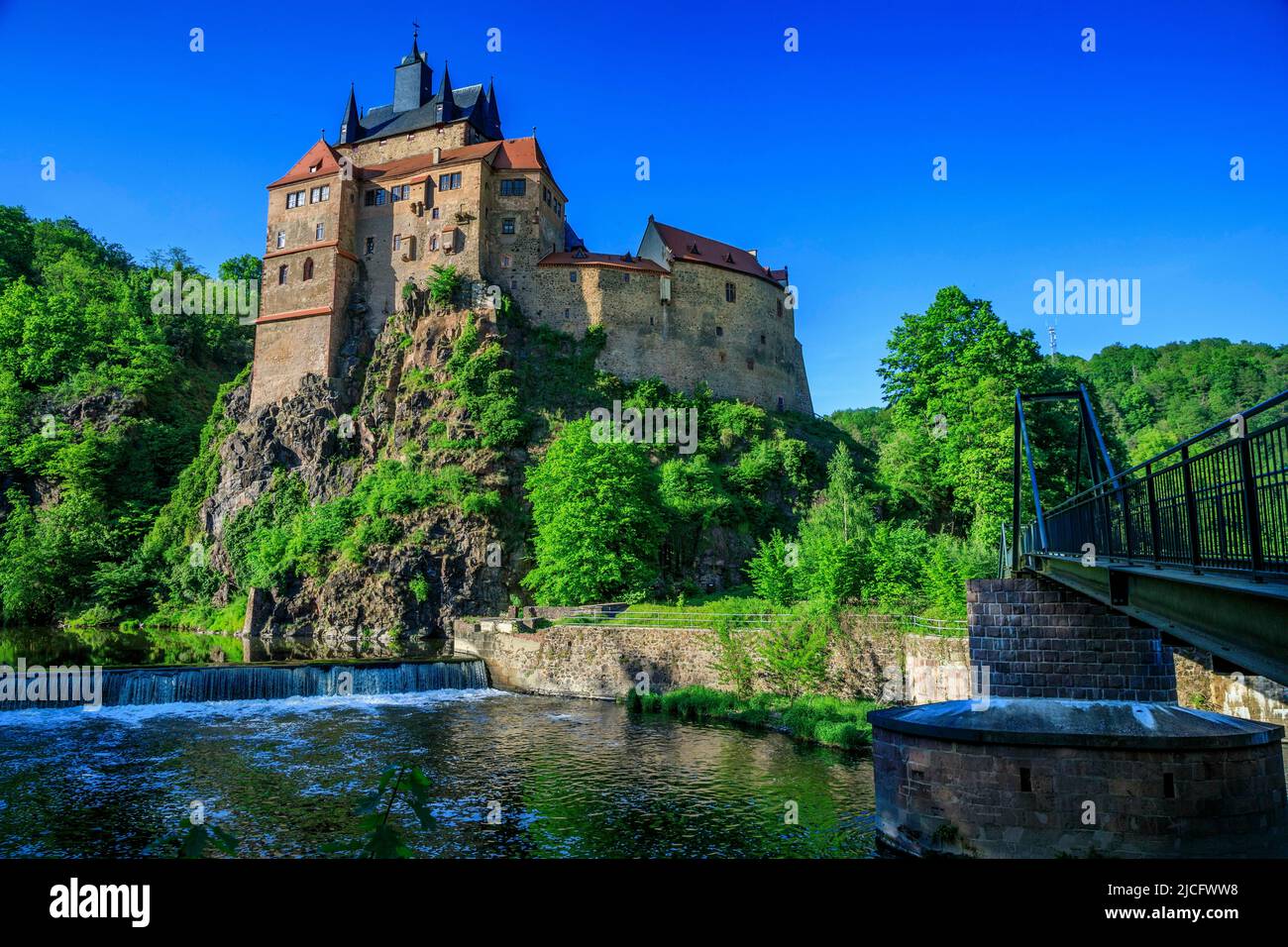 Saxonys most beautiful knights castle hi-res stock photography and ...